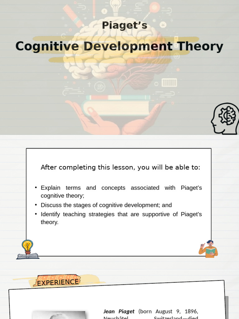 Chapter 3 Lesson 1 | PDF | Schema (Psychology) | Cognitive Development