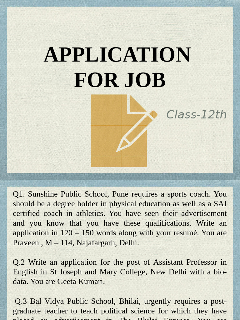 Application for Sports Coach Position | PDF