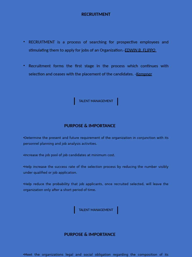 Effective Recruitment Strategies Explained | PDF | Recruitment | Return ...