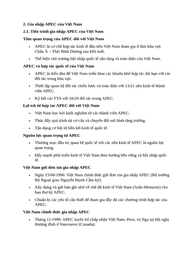 Apec VN | PDF