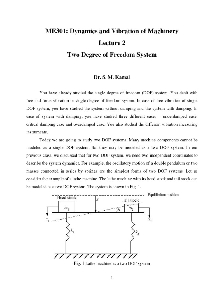 lec2 | PDF | Damping | Force