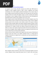 7th Minor Irrigation & Water Bodies Census | PDF | Pump | Irrigation