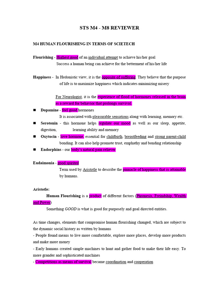 STS M4M8 H | PDF | Scientific Method | Experiment