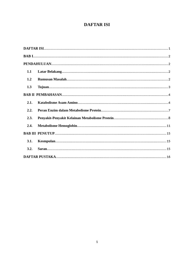 BAB II Makalah Proses Katabolisme Asam Amino | PDF