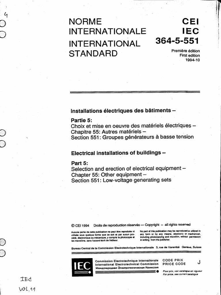 Iec 60364-5-551 | PDF