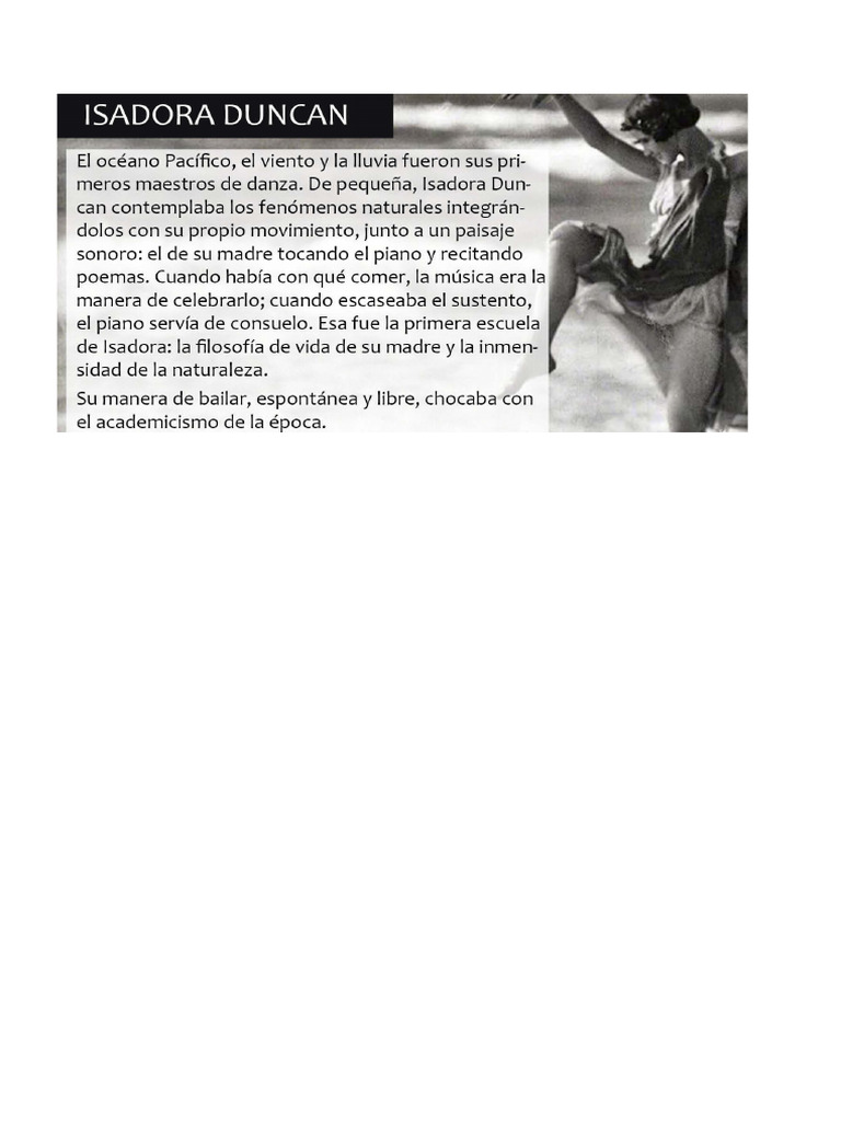 Isadora Duncan | PDF