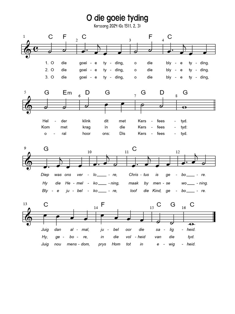 03 Goeie Tyding | PDF