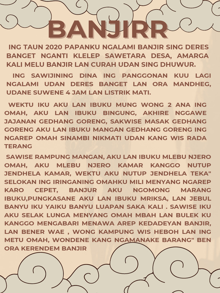 Coklat Krem Dan Kuning Illustrasi Hari Wayang Nasional Poster ...