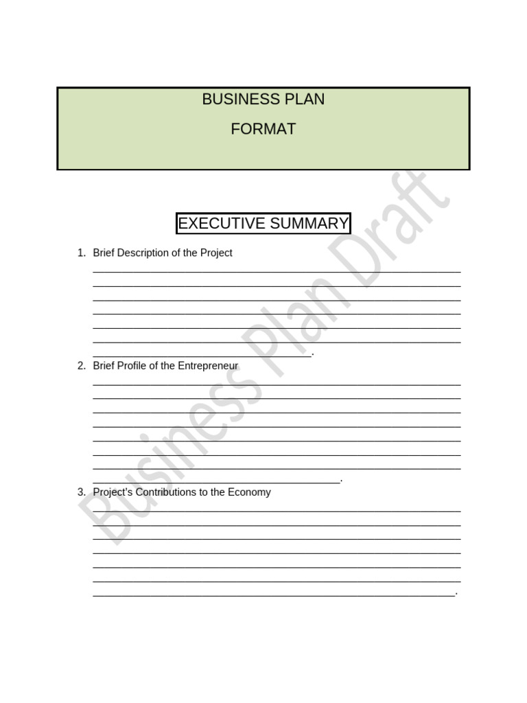 Business-Plan-Guide | PDF | Marketing | Private Sector