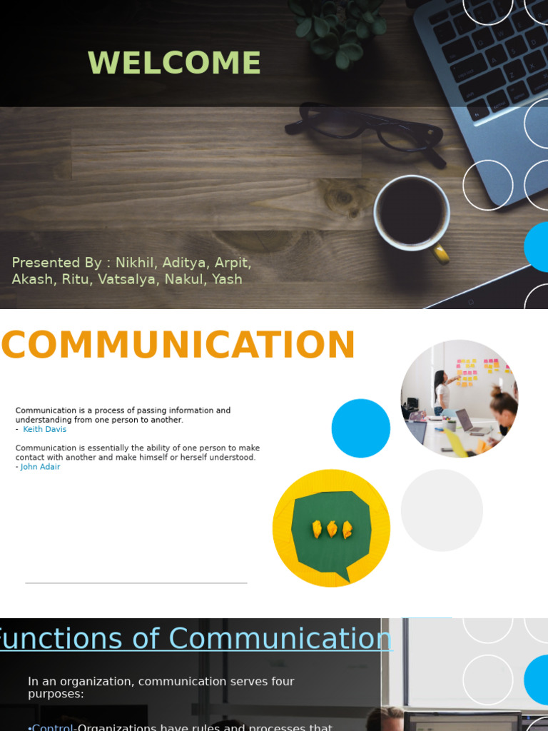 Effective Communication in Organizations | PDF | Communication ...