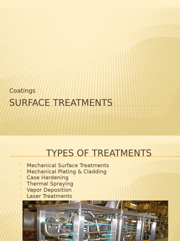 Overview of Surface Treatments | PDF | Secondary Sector Of The Economy ...