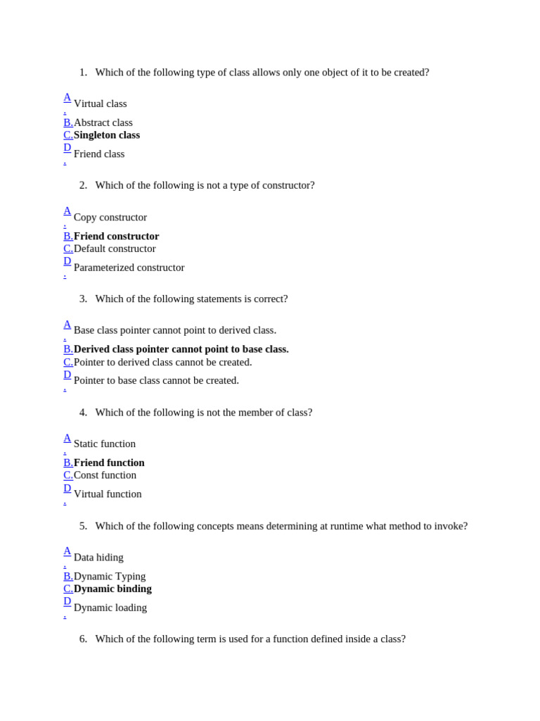 Oops Pdf Class Computer Programming C