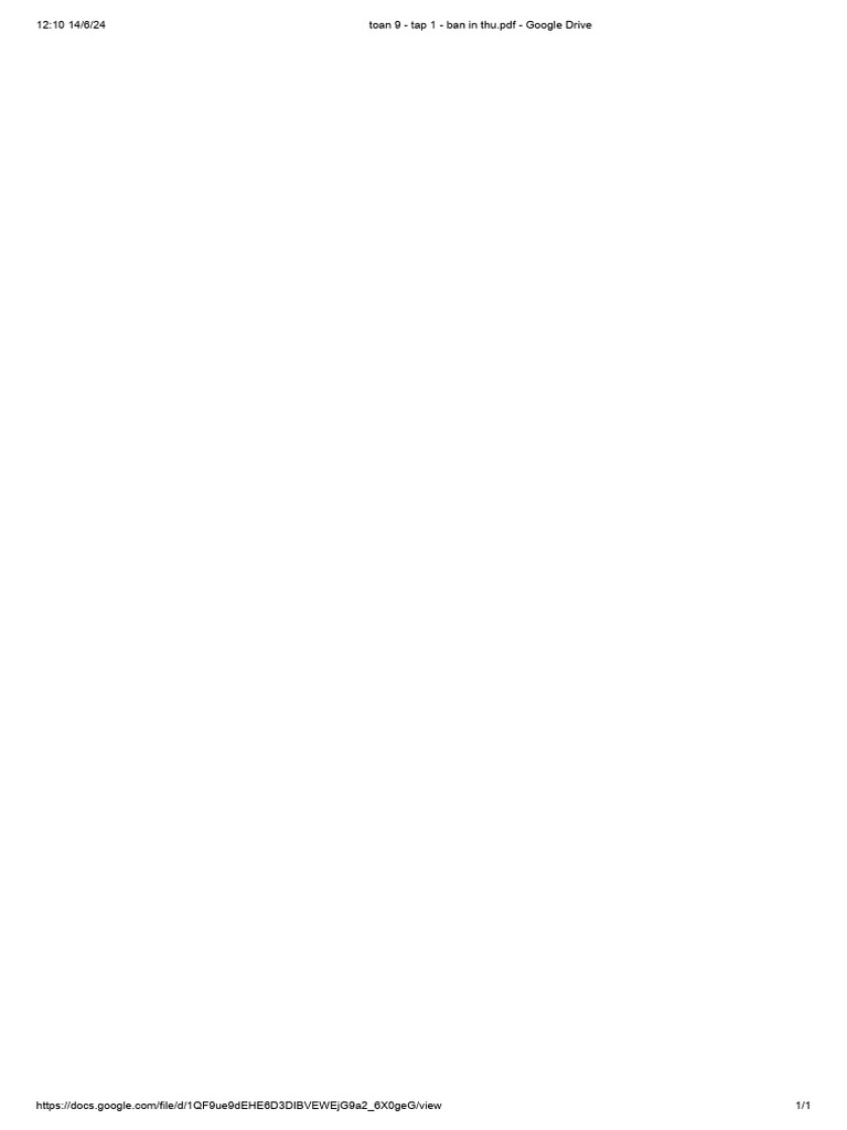 Toan 9 - Tap 1 - Ban in Thu - PDF - Google Drive | PDF