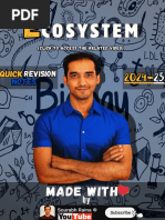 Class 12 Biology Notes Chapter - 12 Ecosystem | PDF | Ecosystem | Food Web