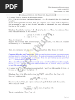 MA101 Tut 1 Solution | PDF | Mathematics | Mathematical Analysis