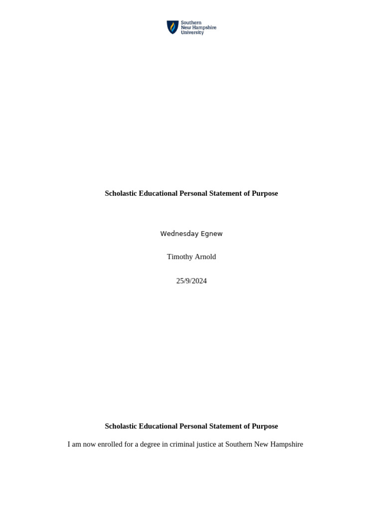 SNHU 107 Module Four Journal Template | PDF | Goal | Justice