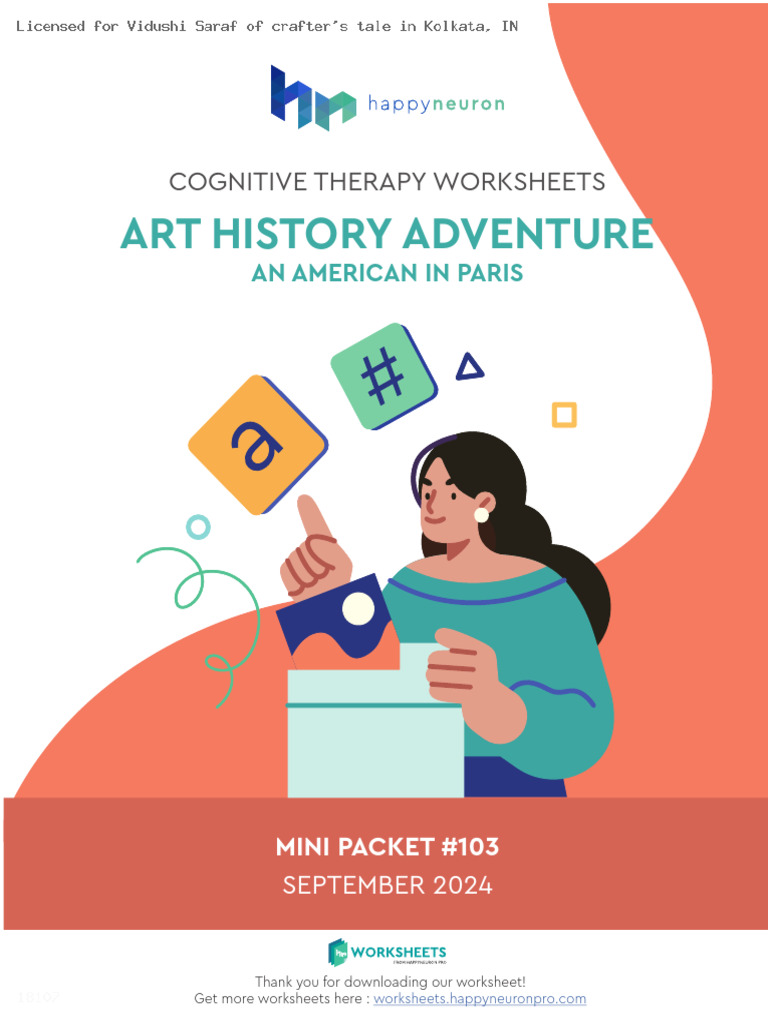 Mini Packet #103 | PDF | Memory | Executive Functions