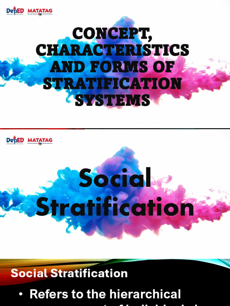 I.1 Concept - Characteristics and Forms of Stratification Systems | PDF ...