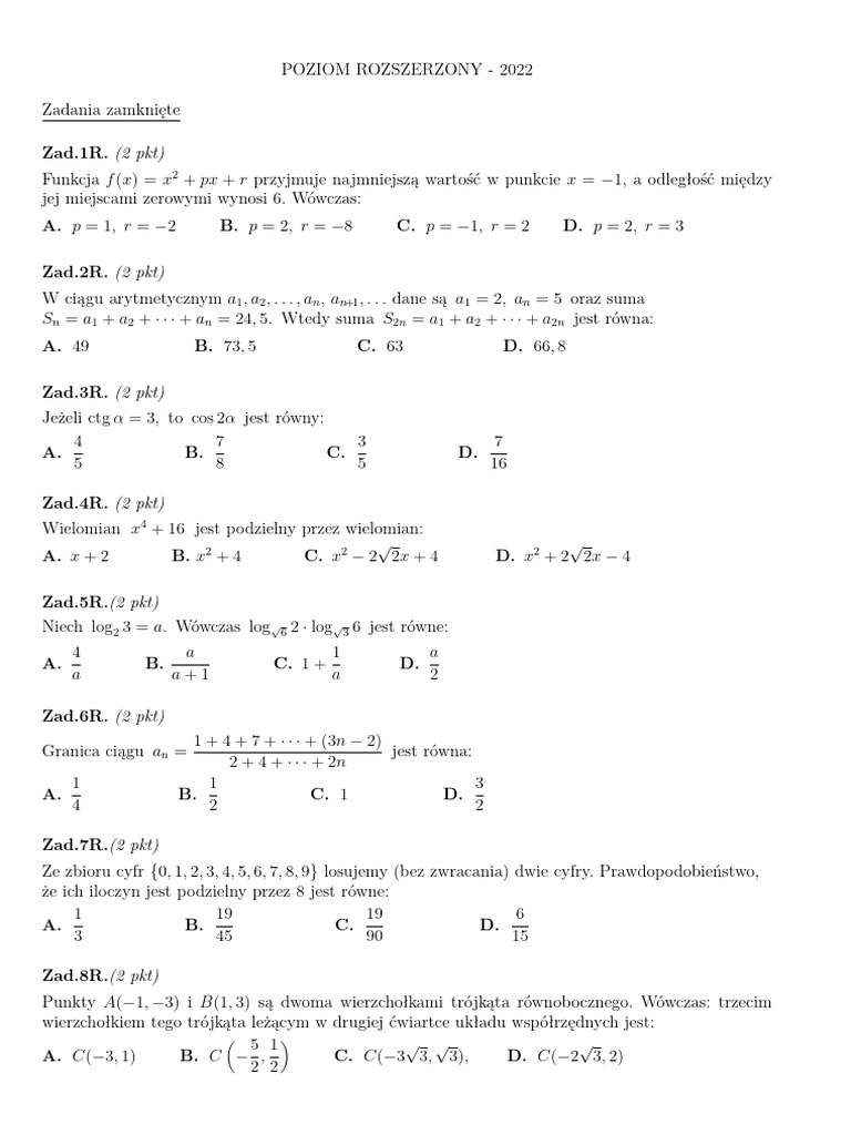 Zad.1R.: F X X PX R X | PDF