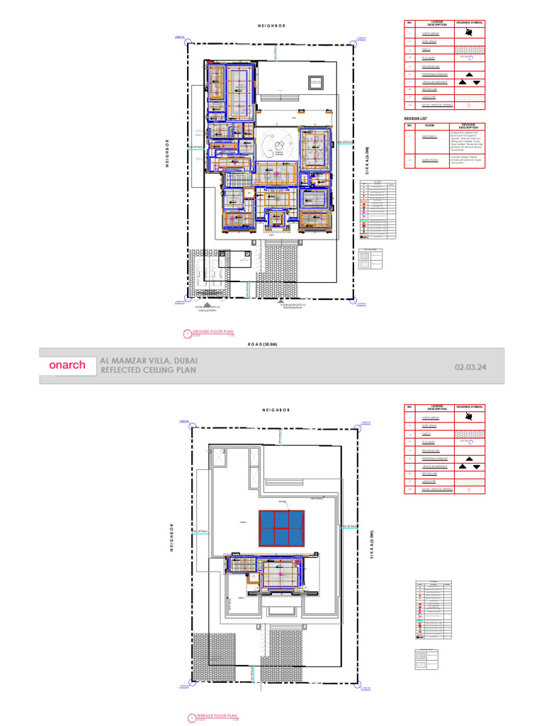 Site Plan Legend and Symbols Guide | PDF | Architectural Elements
