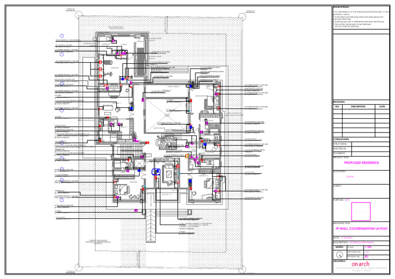 Wall Coordination Layout-Ff | PDF | Manufactured Goods