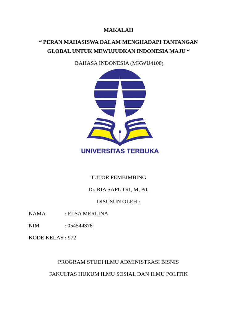 MAKALAH Bhs. Indonesia | PDF