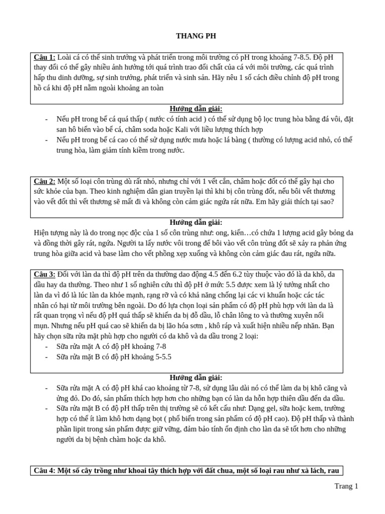 Thang PH | PDF