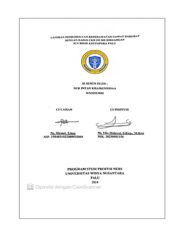LP CKD On HB Icu | PDF