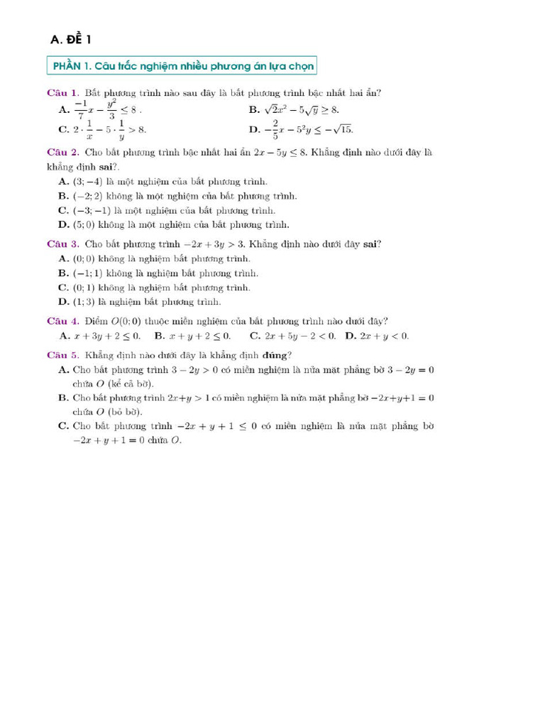 ĐỀ 1 BPT2 ẨN | PDF