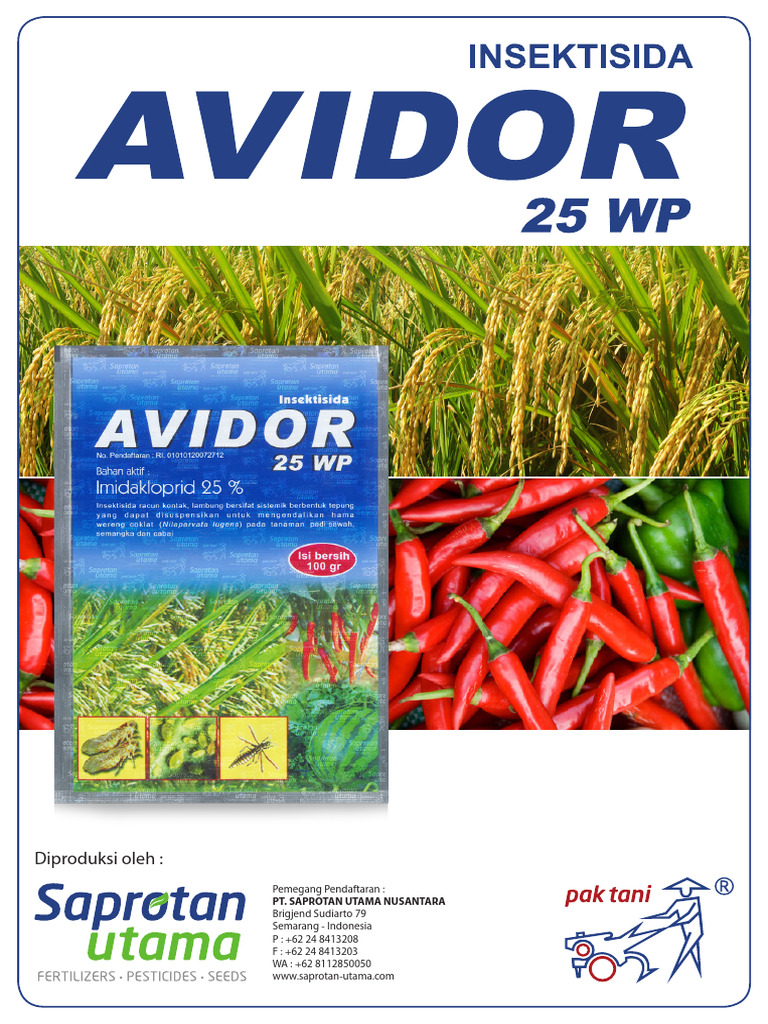 Brosur-Insectisida Avidor | PDF