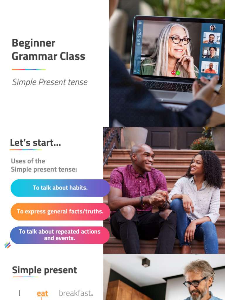 EN - A1-A2 - 1 - Simple Present Tense | PDF | Semantic Units | Language Families