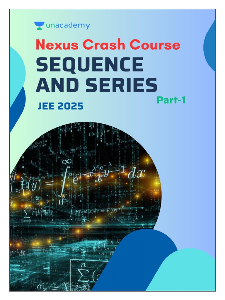 SequenceandSeriesNexusCrashCourse PracticeSheet 1 | PDF | Mathematical ...
