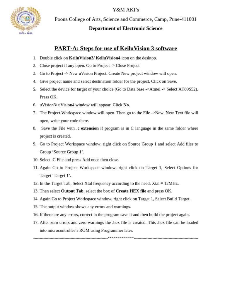 Keil Steps | PDF | Usb | Booting Keil Steps | PDF | Usb | Booting