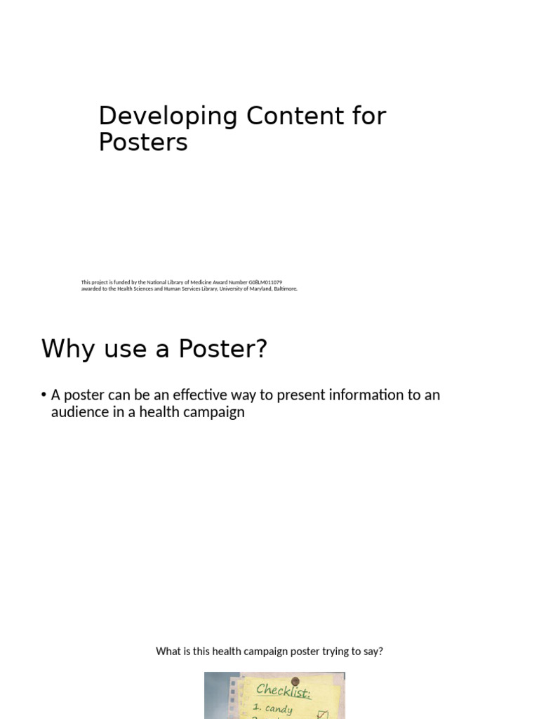 Desigining Effective Posters PP | PDF