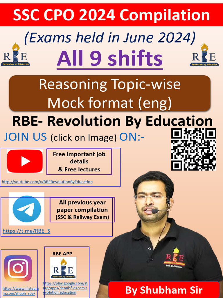 SSC Cpo 2024 Reasoning | PDF