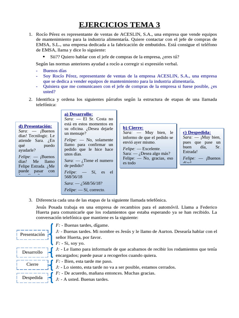 Ceac Ejercicios Tema 3 | PDF