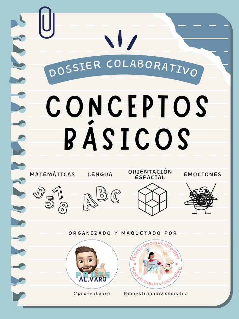 Dossier Conceptos Basicos 100 Materiales | PDF | Palabra | Verbo
