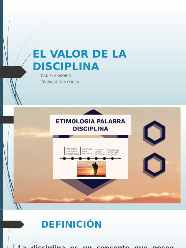 El Valor de La Disciplina | PDF | Disciplinas | Sicología