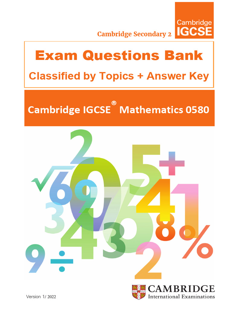 Ig2 Topical Q Math 0580 | PDF | Mathematics