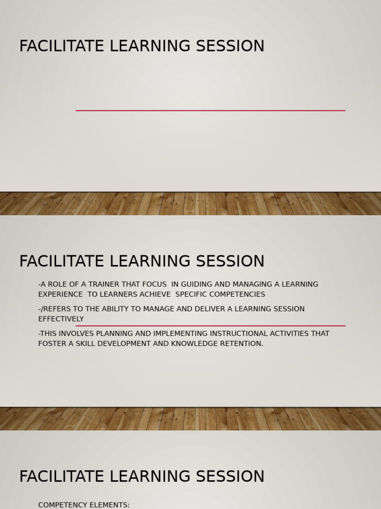 Effective Learning Session Facilitation | PDF