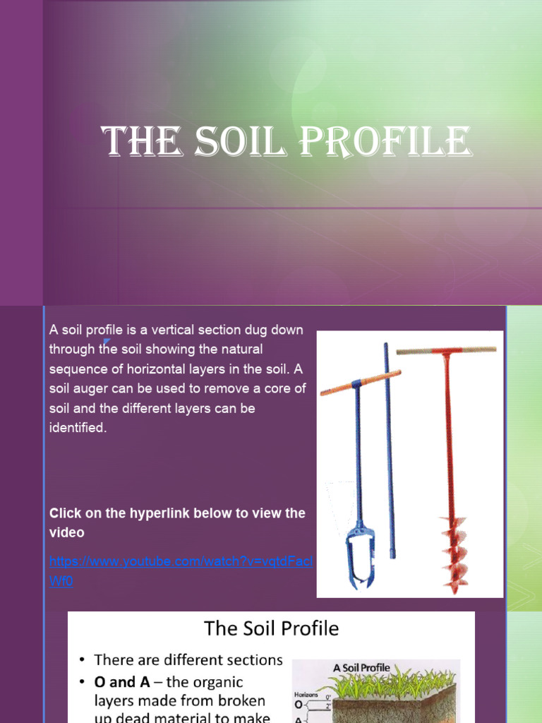 Understanding Soil Profiles for Farming | PDF