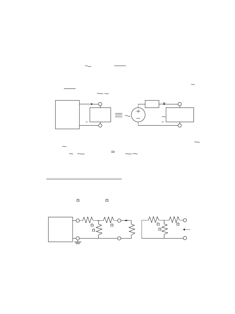 Thevenin's Theorem in Electronic Circuits | PDF | Electrical Impedance ...