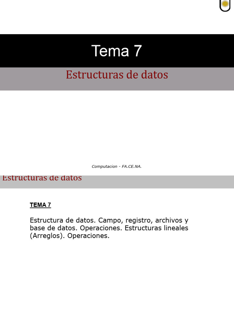 Concepto y Estructura de Una Bases de Datos | PDF | Almacenamiento de datos de la computadora ...