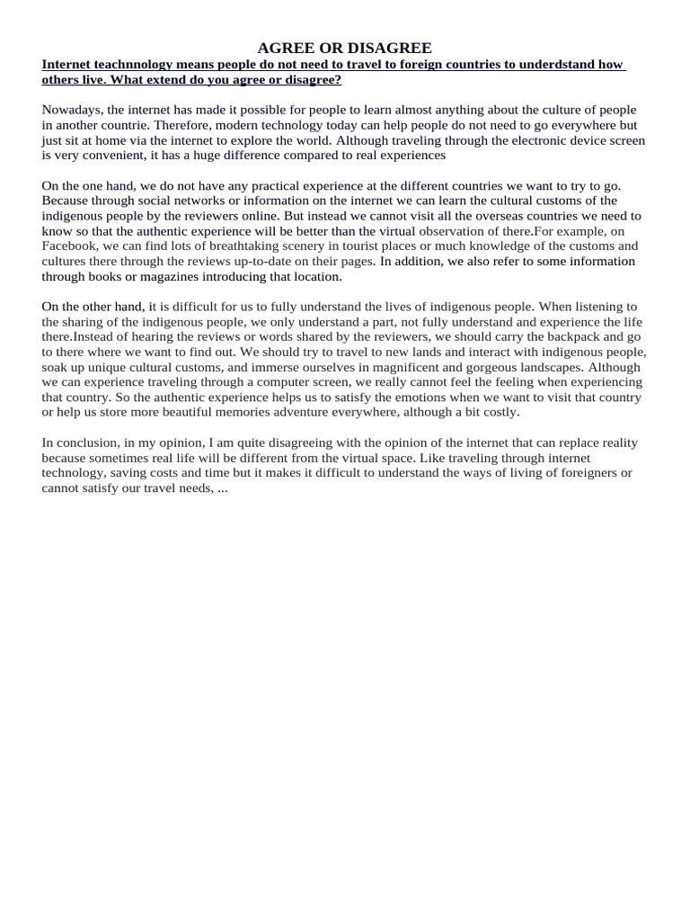 Writing Task 2 | PDF | Internet