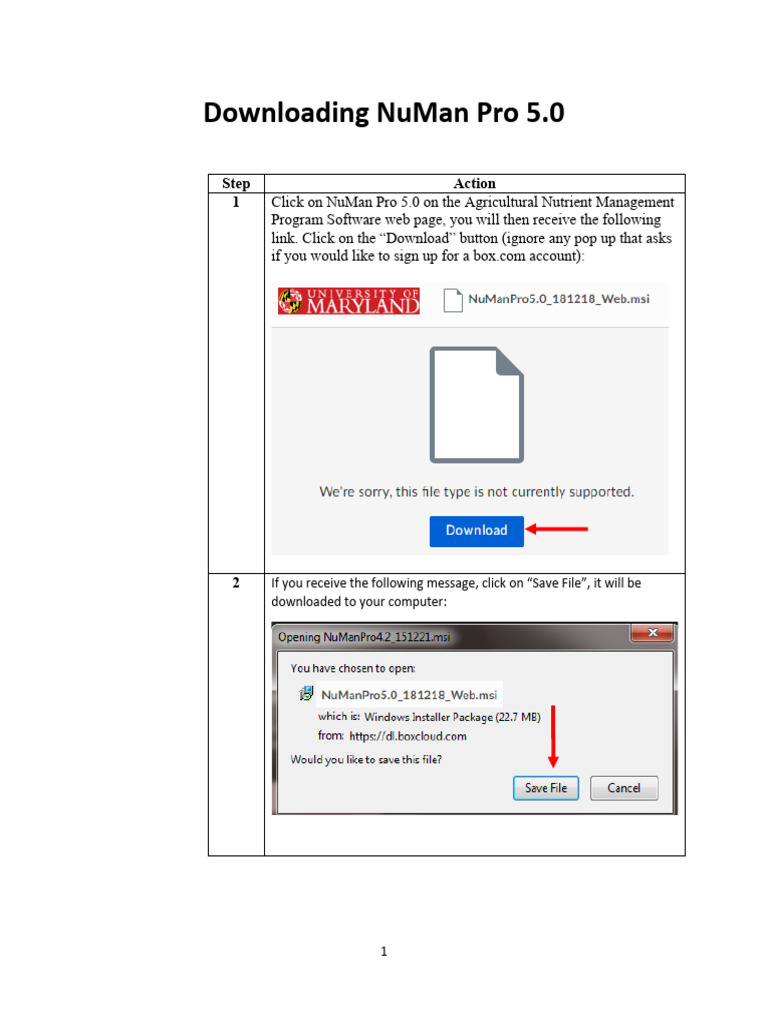 Downloading and Installing NuMan Pro 5.0 | PDF