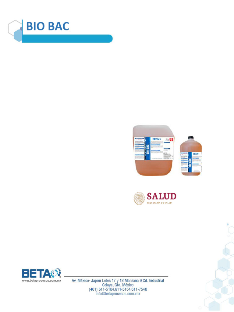 FT Bio Bac P032 | PDF