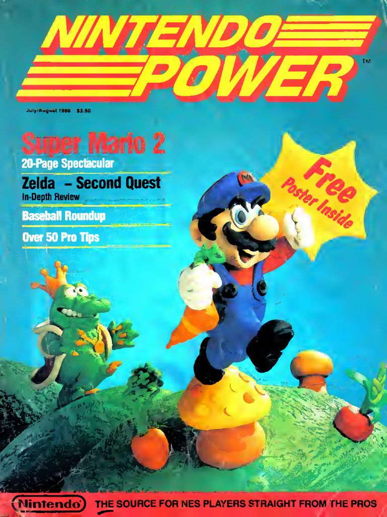 Nintendo Power Issue 001 July-August 1988 | PDF | Mario | Nintendo