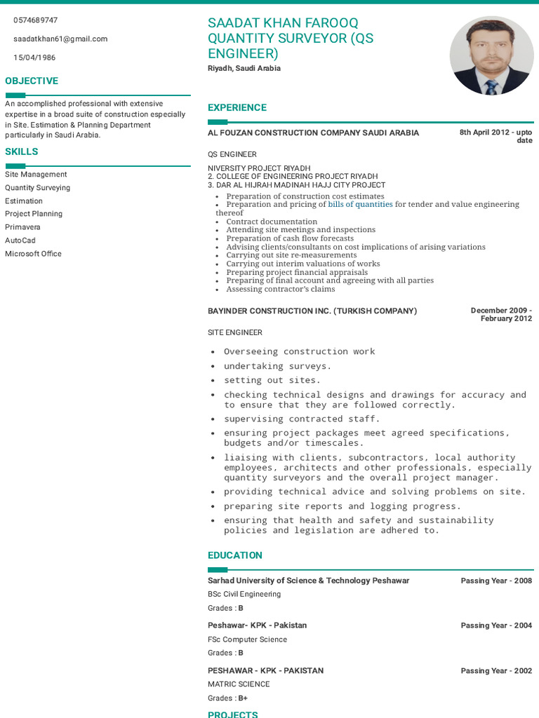QS Engineer | PDF | Business | Engineering