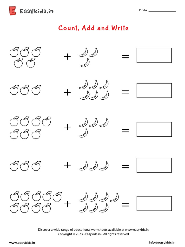 Count and Write The Number | PDF