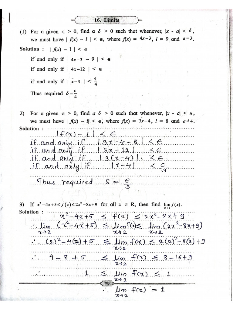 Limits Practical | PDF
